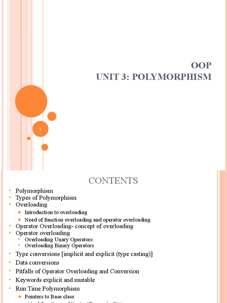 COMPBBE39312rObjrBh - OOP Unit 3 Polymorphism | Download Free PDF | Inheritance (Object Oriented ...