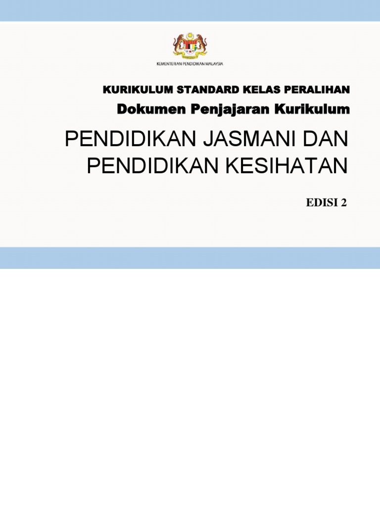 01 DKP 2.0 Kelas Peralihan PJPK | PDF