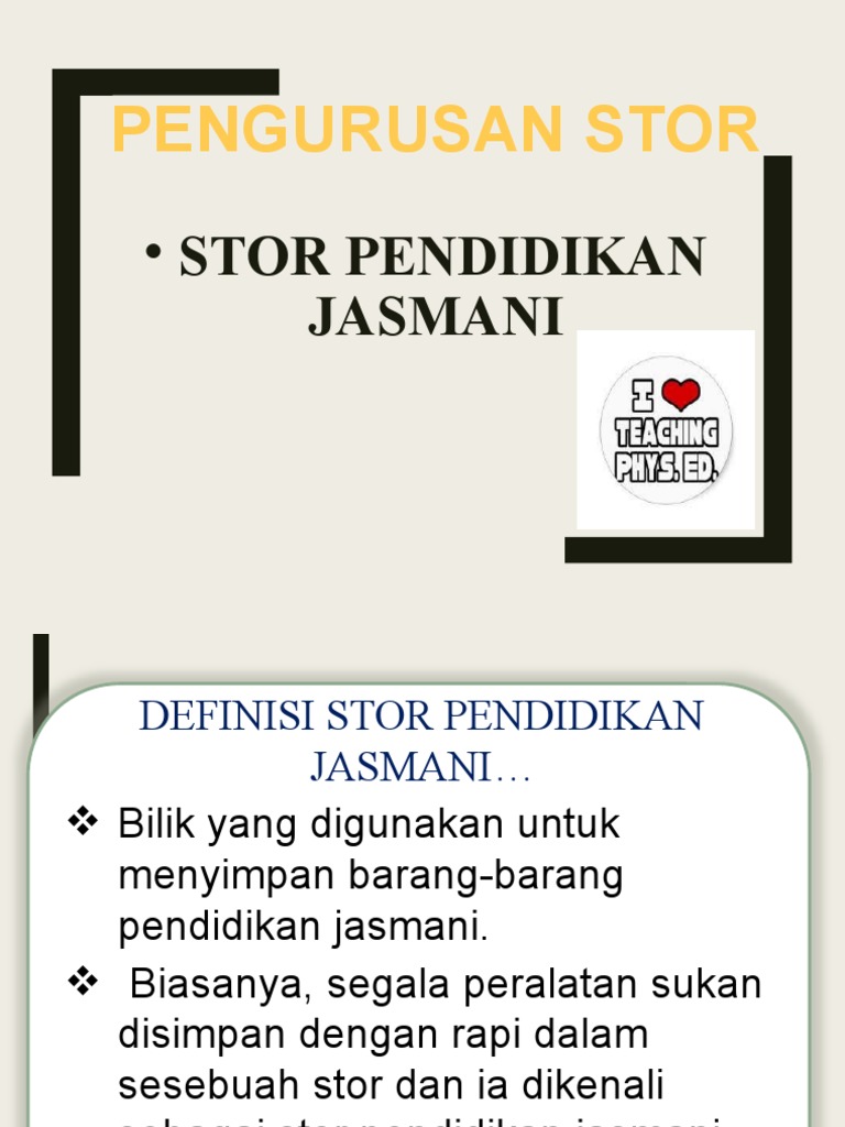 Pengurusan Stor PJ | PDF