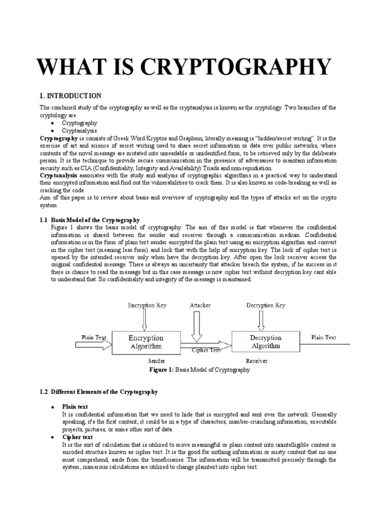 A Review On Cryptography Attacks And Cyber Security Ijariie10788 Pdf Cryptography Encryption 
