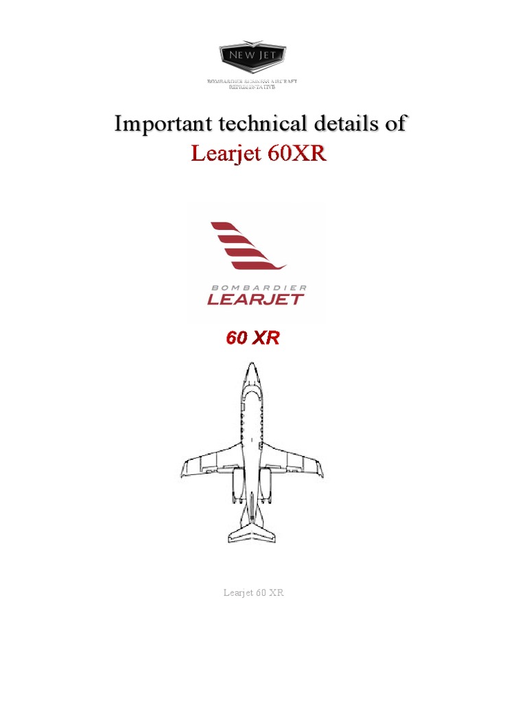 L60XR Techical Details | PDF | Aviation | Aircraft
