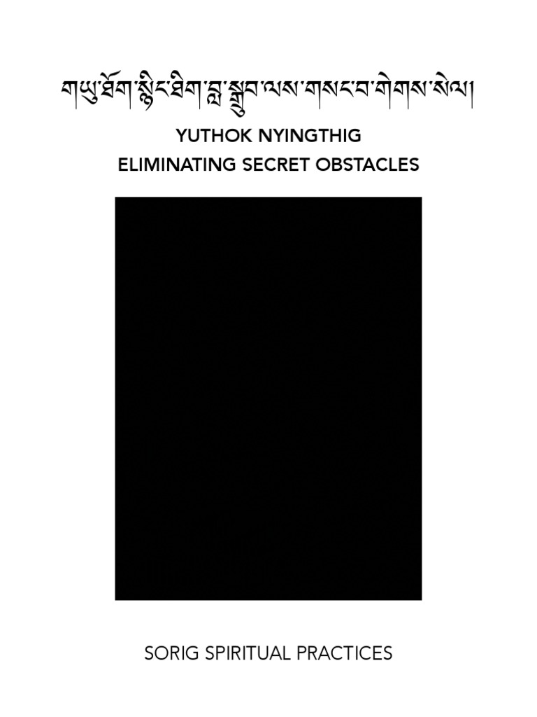 Yuthok Nyingthig Eliminating Obstacles | PDF | Vajrayana | Spirituality