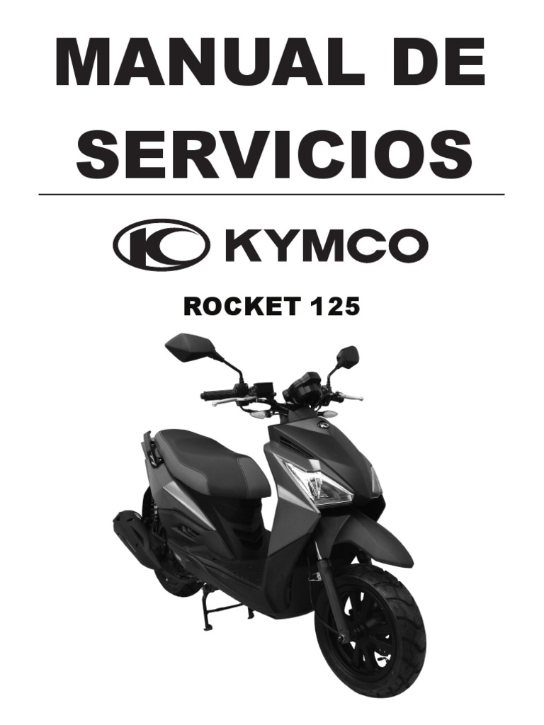 Manual de Servicio Kymco Rocket 125 | PDF | Tornillo | Acelerador