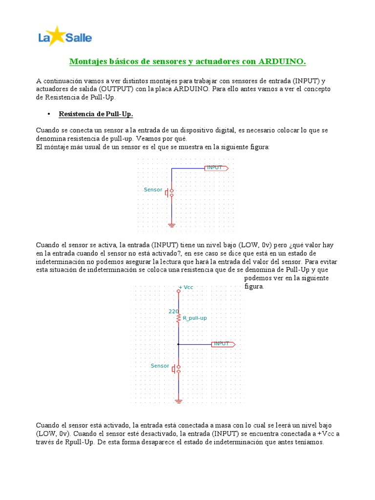 02 Montajes Basicos Con Arduino Pdf Arduino Transistor 5805