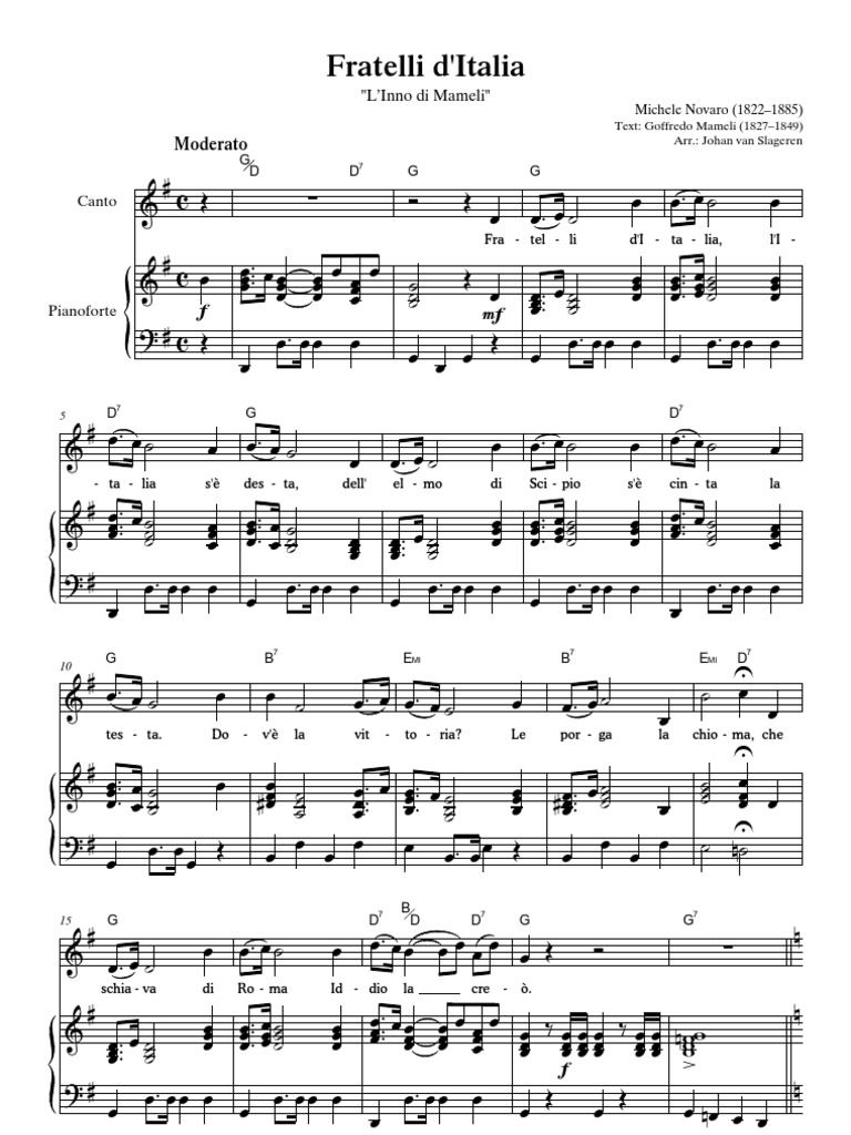 Himno de Italia | PDF