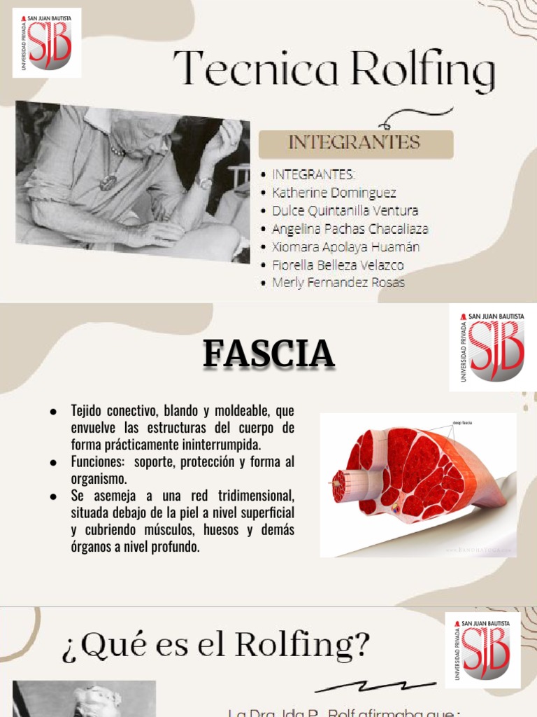 Técnica de Rolfing | PDF | Masaje | Dolor