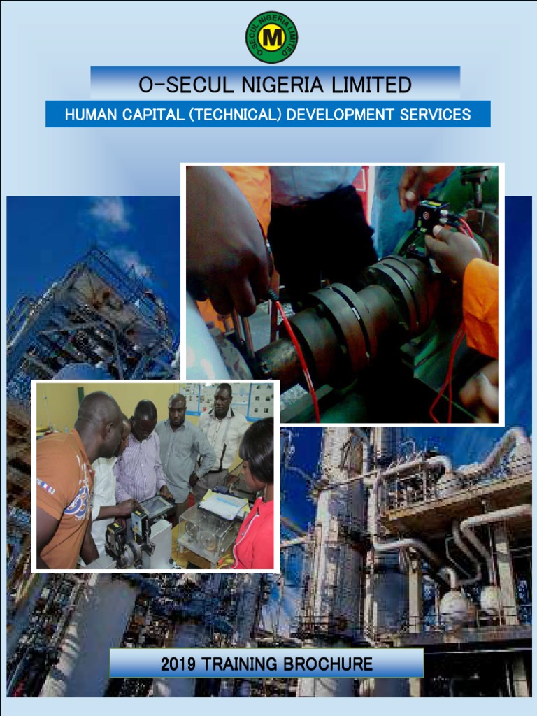 2019 Training Brochure: A Comprehensive Guide to Technical Development ...