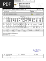 Sample MTC: Material Test Certificate | PDF | Screw | Manufactured Goods