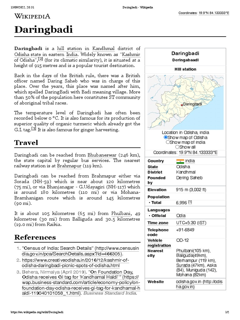 About Daringbadi | PDF