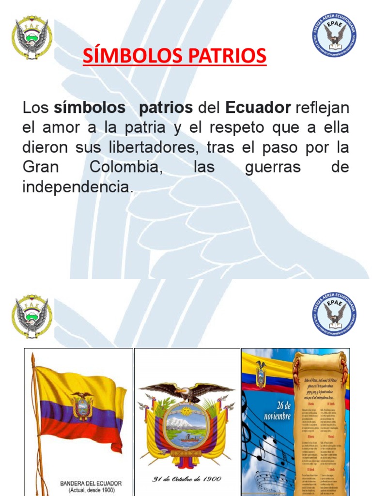 Símbolos Patrios del Ecuador: Usos y Normas | PDF | Bandera | Nación