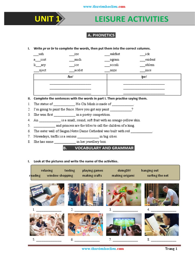 Leisure Activities: A Guide to Hobbies, Sports and Pastimes | PDF ...