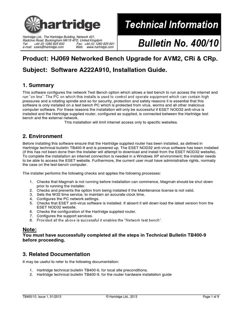 TB400 - 10 - Software A222A910, Installation Guide | PDF | Antivirus ...