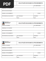 Solicitação de Exame e Procedimento Do Sus 2020 | PDF | Bem-estar | Médico