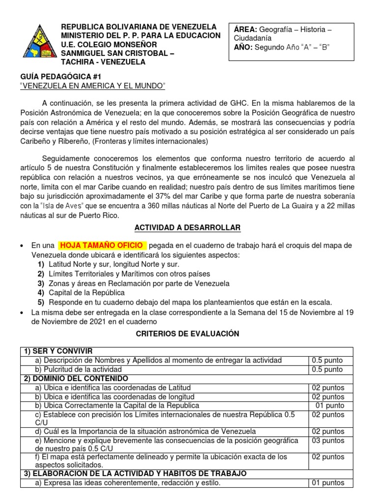 1 GHC II Convertido 1 | PDF | Venezuela | Américas
