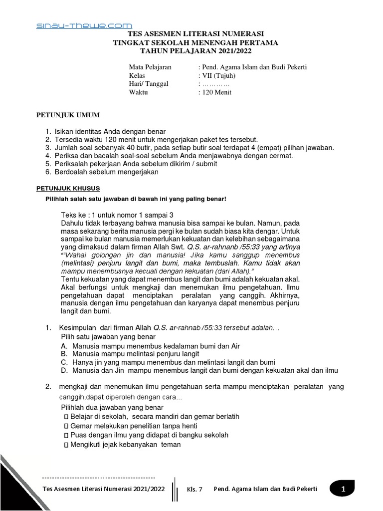 Optimized Literacy Numeracy Assessment Title | PDF