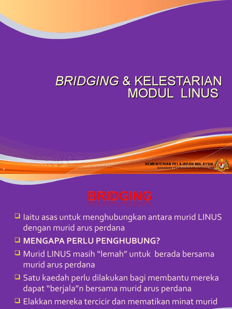 Bridging Dan Kelestarian Modul Linus | PDF