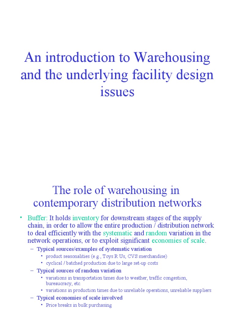 Warehousing | Download Free PDF | Warehouse | Cargo