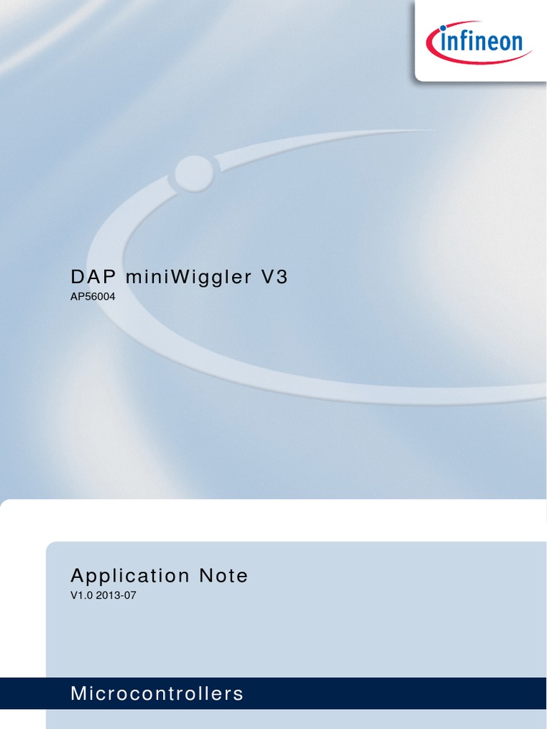 Infineon AP5600410 - DAP - Miniwiggler ApplicationNotes v01 - 00 EN ...