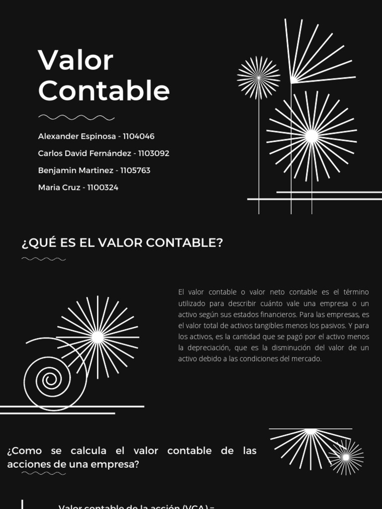 Valor Contable | PDF | Contabilidad | Business
