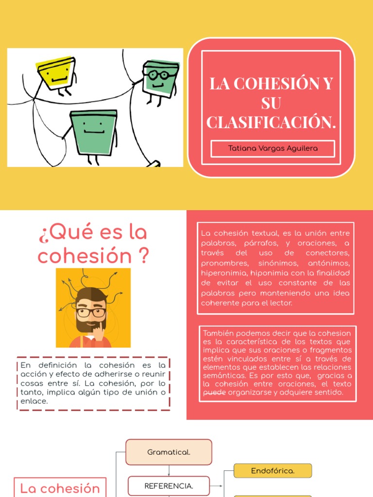 Cohesion y Su Clasificacion. | PDF | Palabra | Oración (Lingüística)