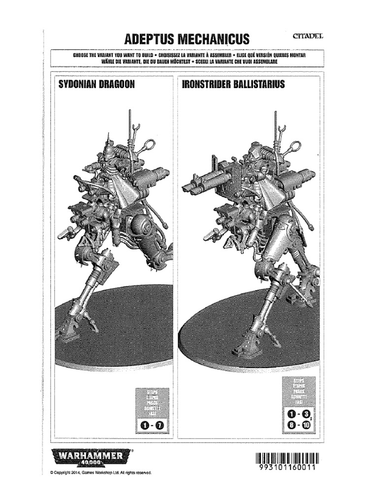 Sydonian Dragoon Ironstrider Balistarius | PDF