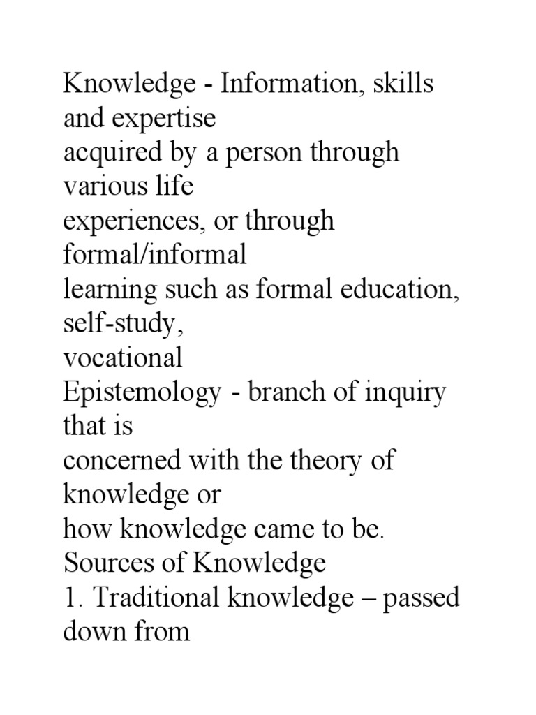 Theoritical Foundation Study | PDF | Theory | Knowledge