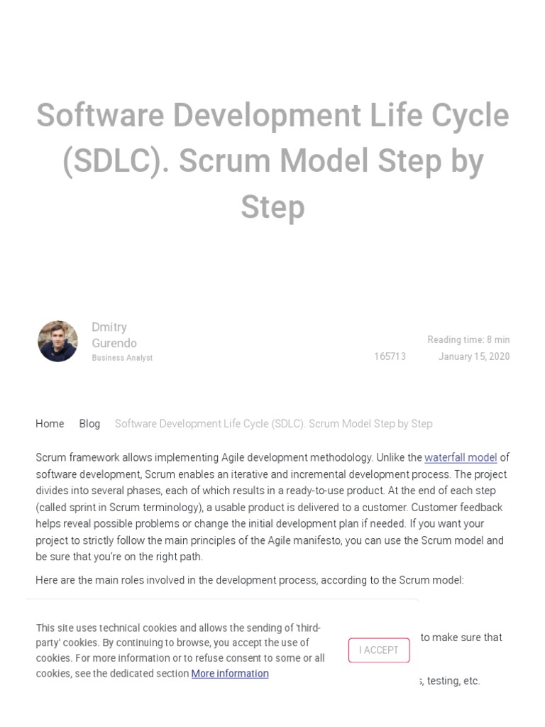 Scrum Methodology Phases Which Help in Agile SDLC Process - 5 Key Steps | PDF | Scrum (Software ...
