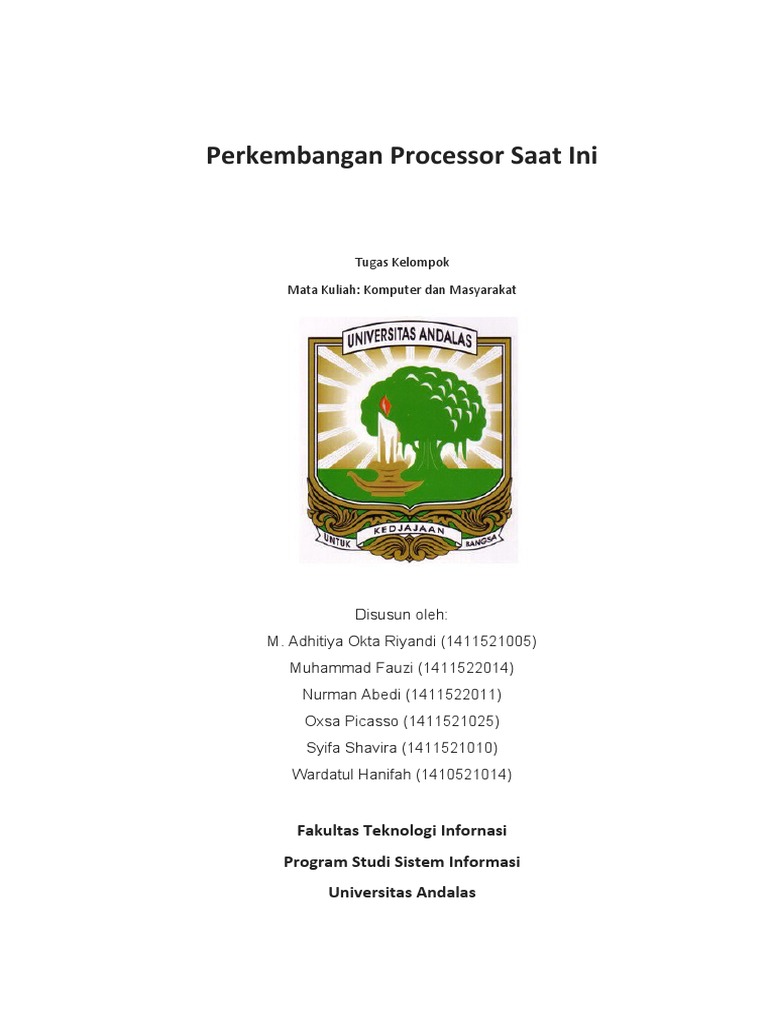 Tips Perkembangan Processor Saat Ini | PDF
