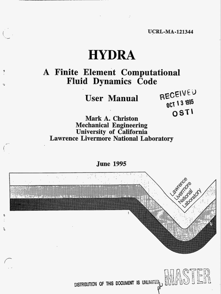 Hydra FEM Code For CFD | PDF | Navier–Stokes Equations | Computational ...