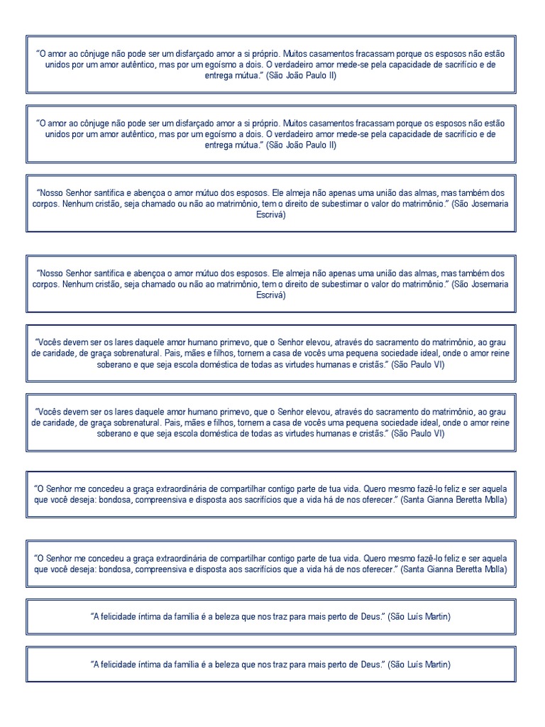 Frases Sobre Matrimonio | PDF | Amor | Castidade