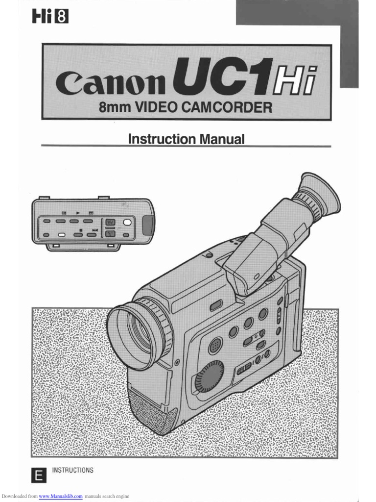 Canon Uc - 1 - Hi Manual | PDF | World Wide Web | Internet & Web