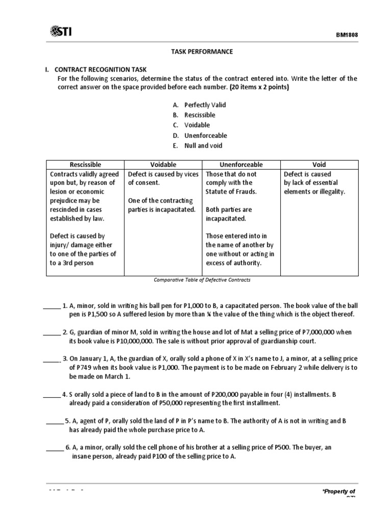 04 Task Performance 1 | Download Free PDF | Prices | Private Law