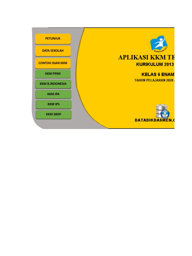 KKM Kelas 4 Tahun 2022-2023 | PDF