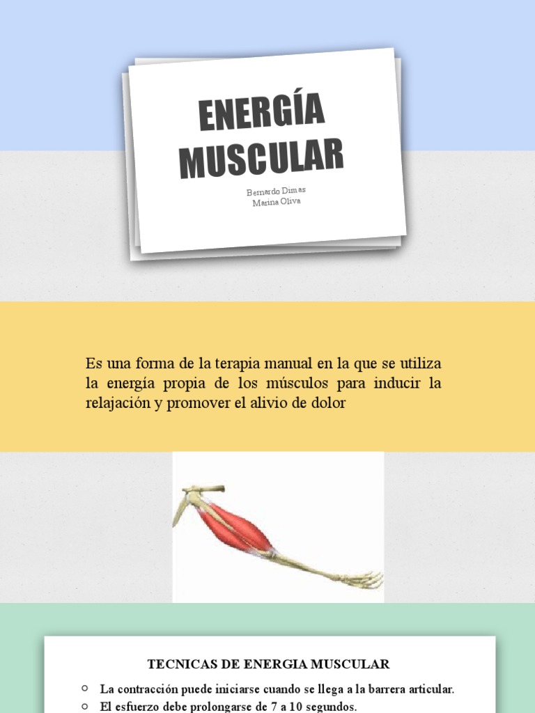 Energia Muscular | PDF