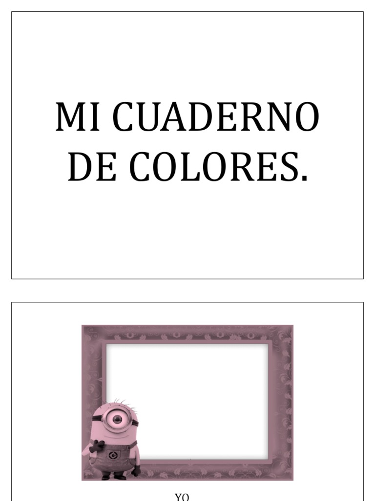 Mi Cuaderno de Colores | PDF