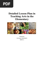 Visual Arts Lesson Plan - Grade 5 ACTs | PDF | Lesson Plan | Design