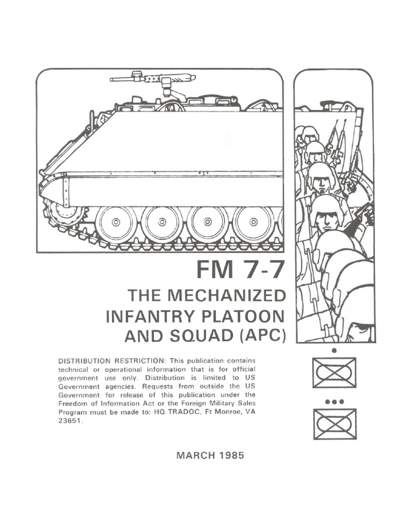 FM7 7 | PDF | Platoon | Tanks