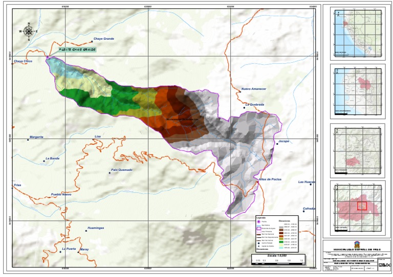 Mapa de Elevaciones | PDF