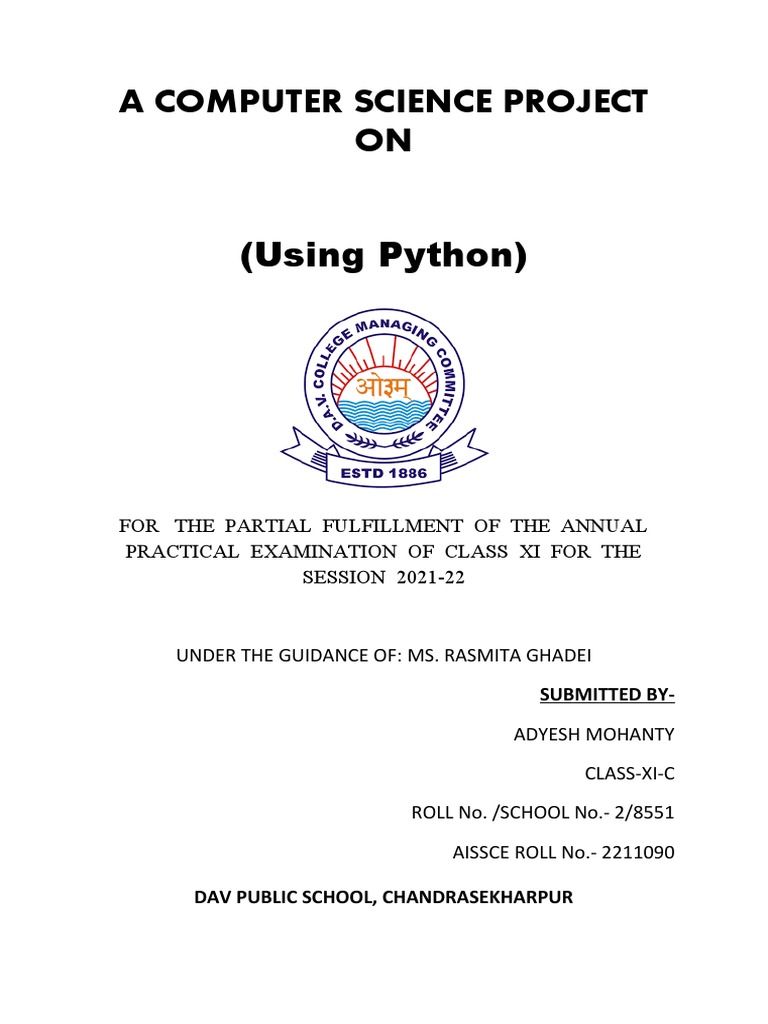 Computer Project (1) Term 2 | PDF | Art