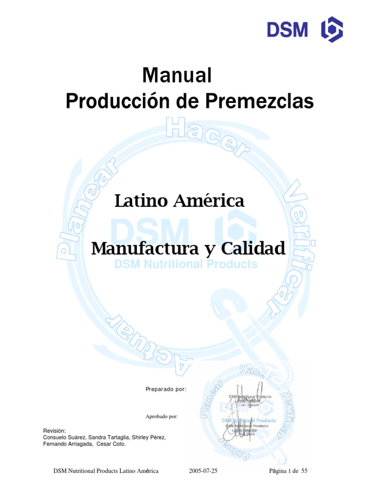 Manual de Manufactura y Calidad LA 05 | PDF | Calidad (comercial) | Residuos