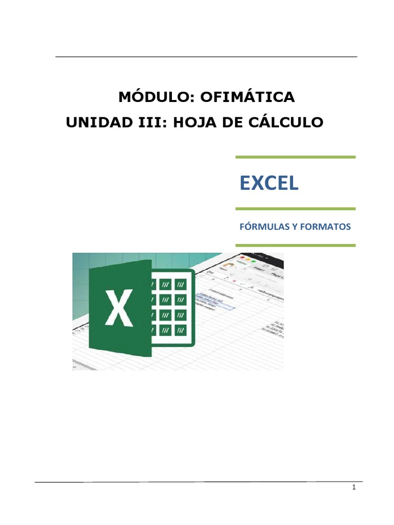 Manual Excel - Formulas PDF | Descargar gratis PDF | Hoja de cálculo | Microsoft Excel