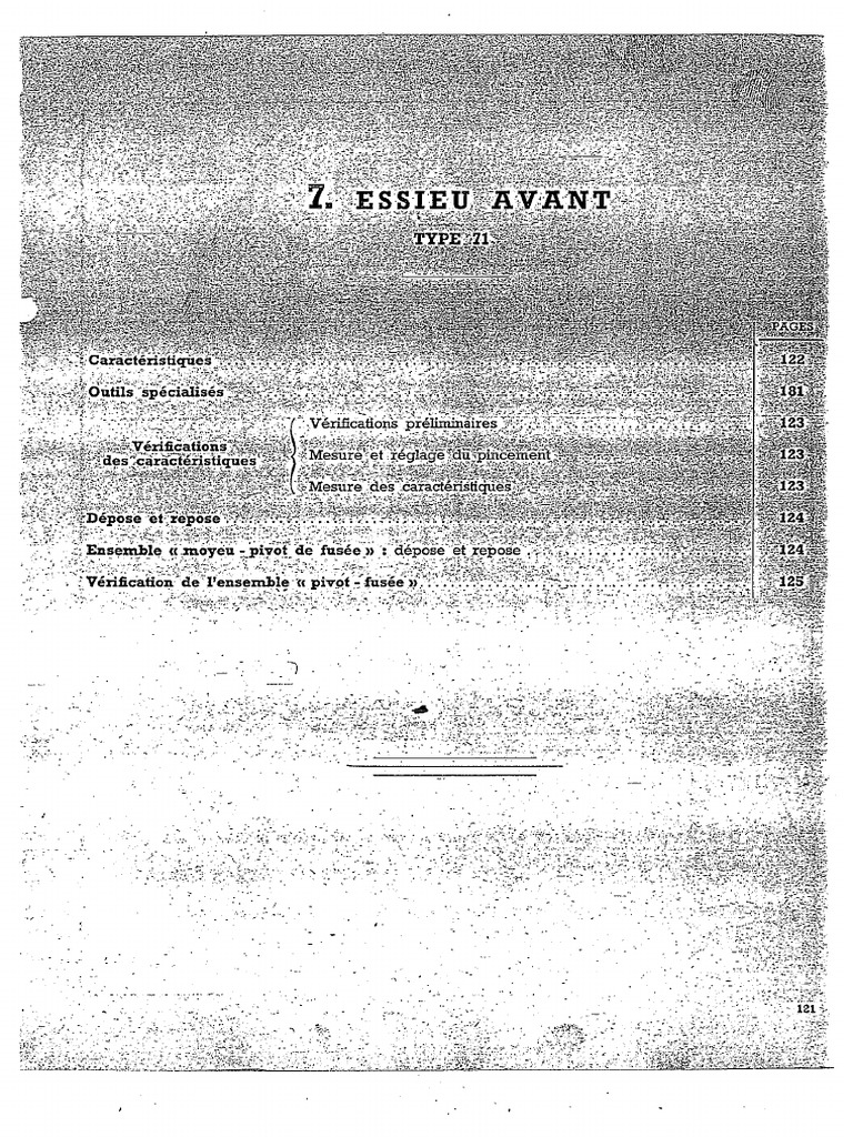 Manuel Reparation d22 7 Essieu Avant | PDF