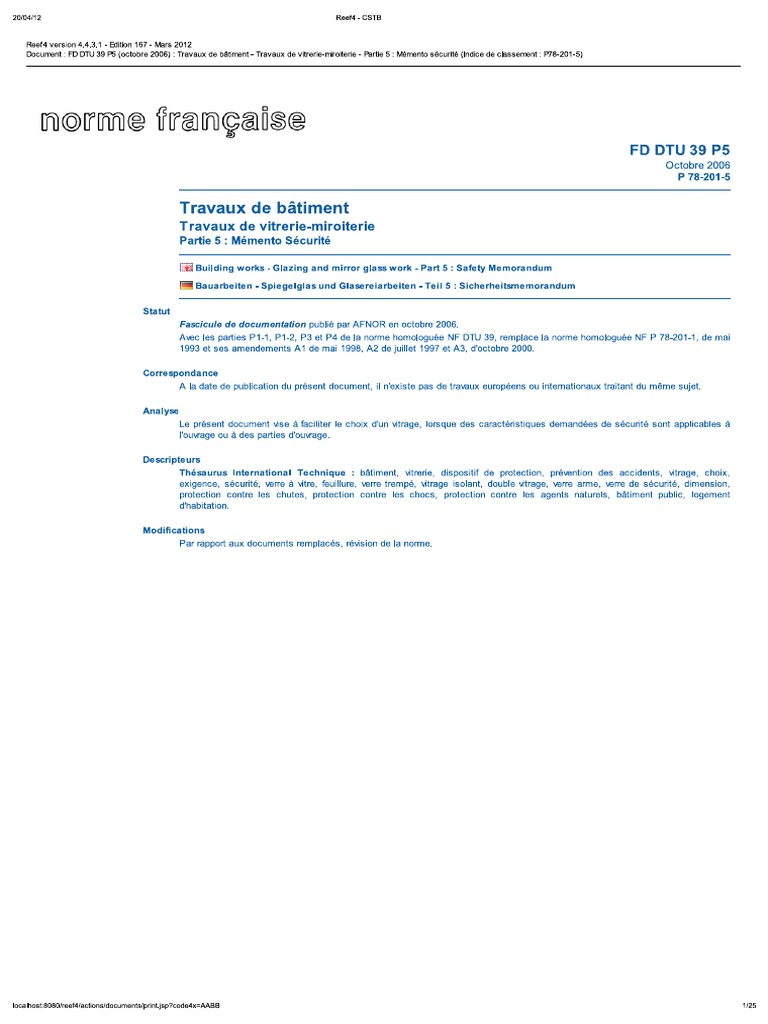 DTU - 39 Partie 5 | PDF