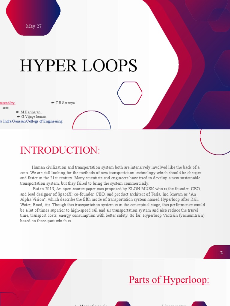 Hyper Loop | PDF | Hyperloop | Transport