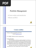 INV 101: Portfolio Management Syllabus | PDF | Investment Management ...