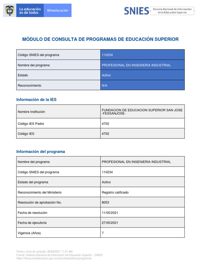 Ingieneria Industrial Pdf Educación Más Alta