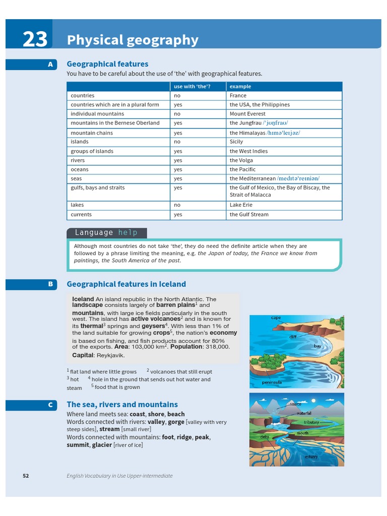 Geographical Features of Iceland: An Analysis of a Document Describing ...