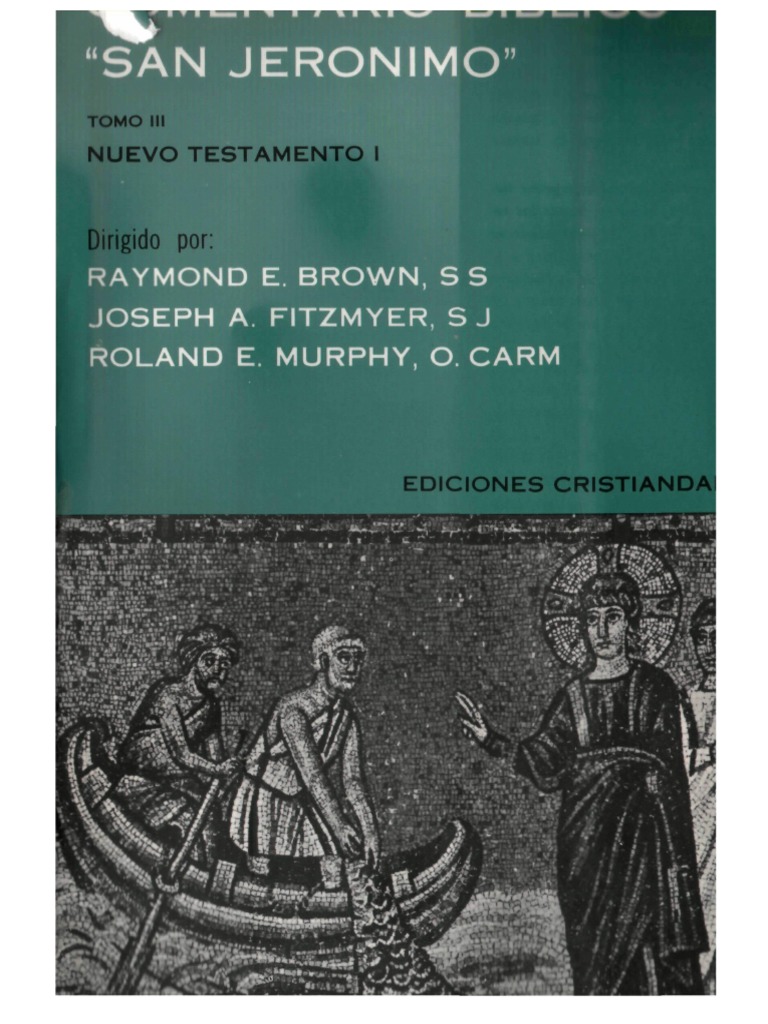 Brown, Raymond E - Comentario Biblico San Jerónimo Tomo III | PDF ...