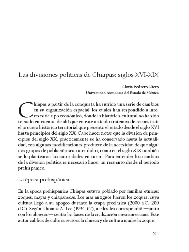 Mapa Chiapas | PDF | Chiapas | Mesoamérica