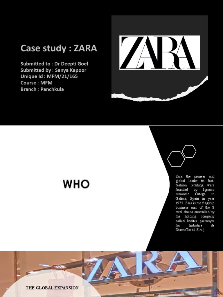 Sanya Kapoor's Analysis of Zara's Strategy | PDF | Retail | Fashion
